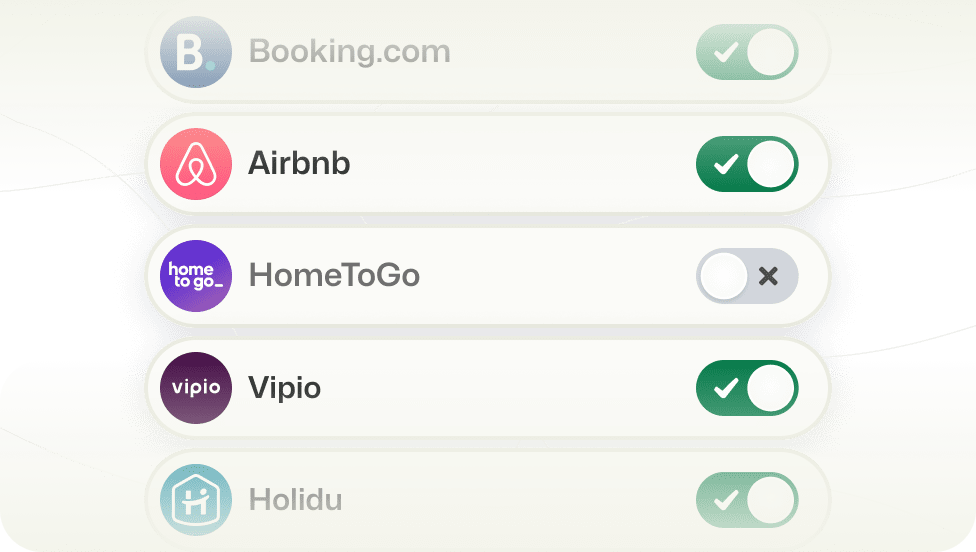 The reservation system to control your holiday park