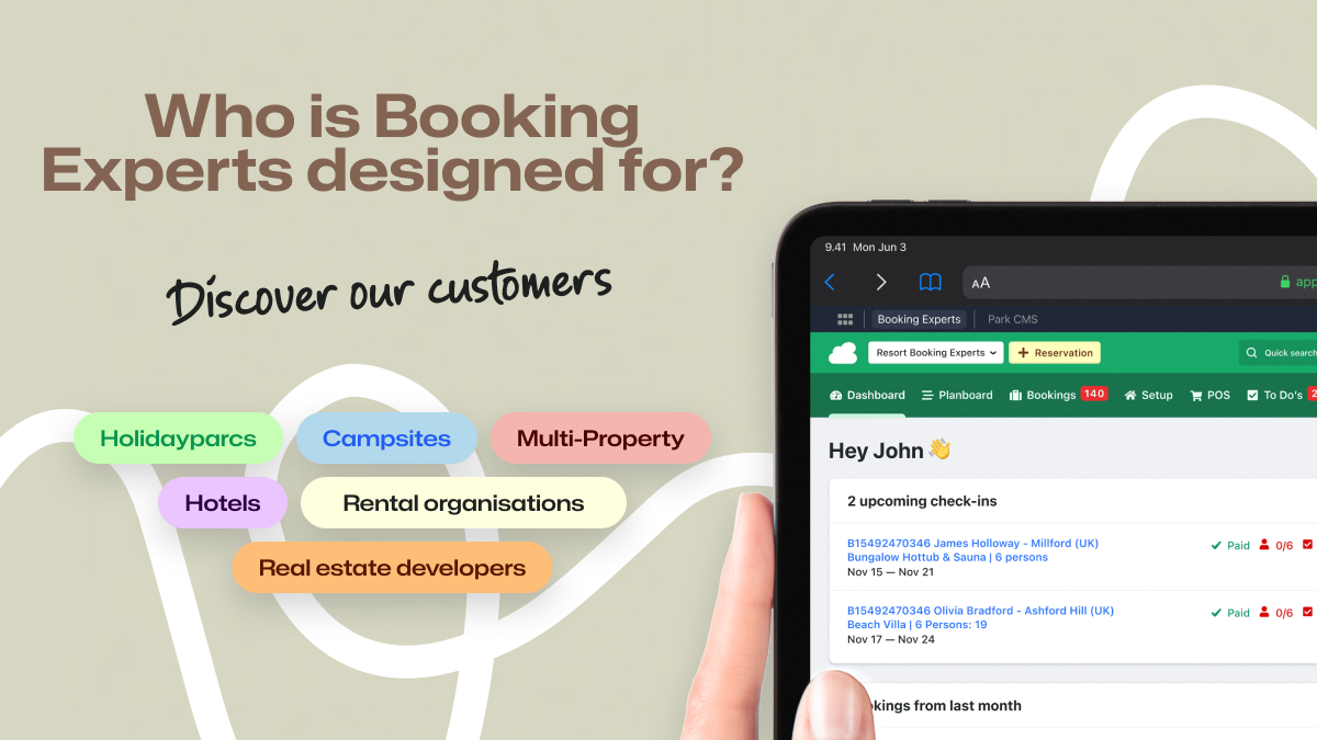 Who is Booking Experts made for? Discover our customers